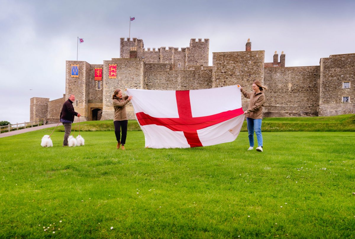 English Heritage is flying the flag for England football team with ...